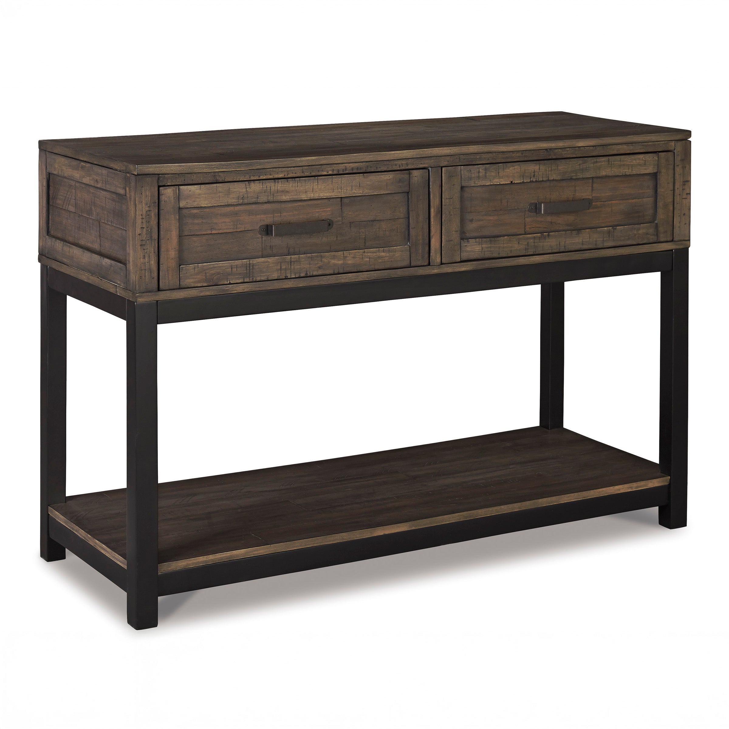 Two-Tone Rustic Sofa Table – Caravana Furniture Shop